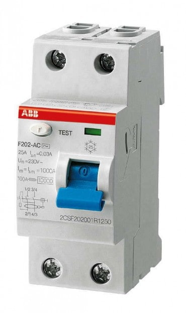 RCD-ABB - Electrical connection