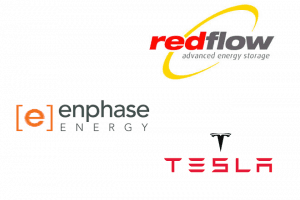tesla enphase redflow logo combo - Electrical connection