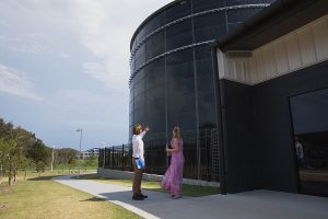 From solar to polar at USC - Electrical connection