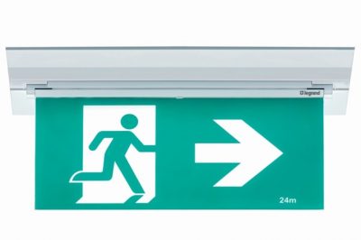 Exit sign - Electrical connection